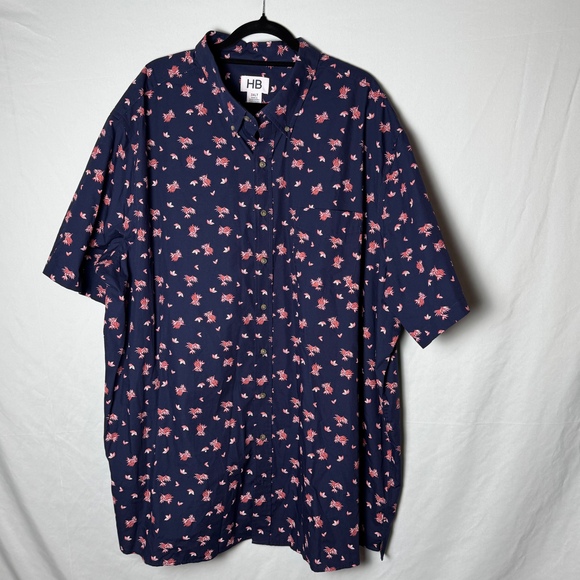 HB | Shirts | Mens Hb Sz 3xlt Button Updown Casual Shirt | Poshmark